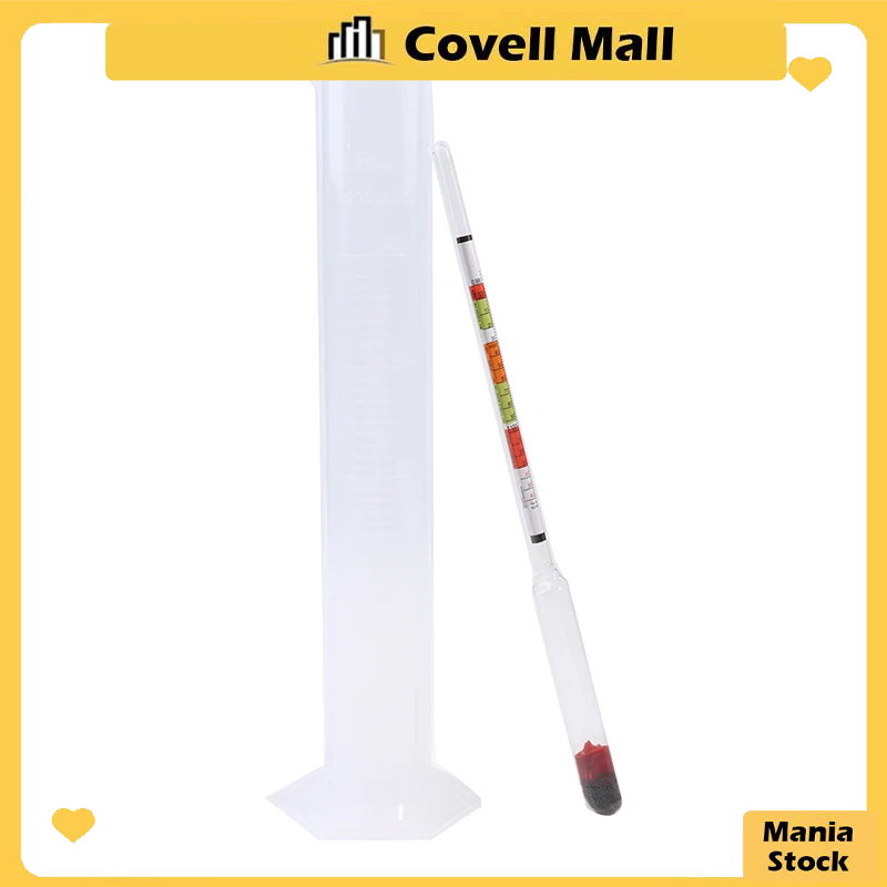 Triple Scale Hydrometer Self Brewed Wine Sugar Meter for Home Making ...