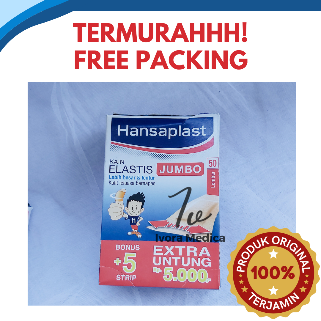 Hansaplast jumbo 50 lembar | Lazada Indonesia