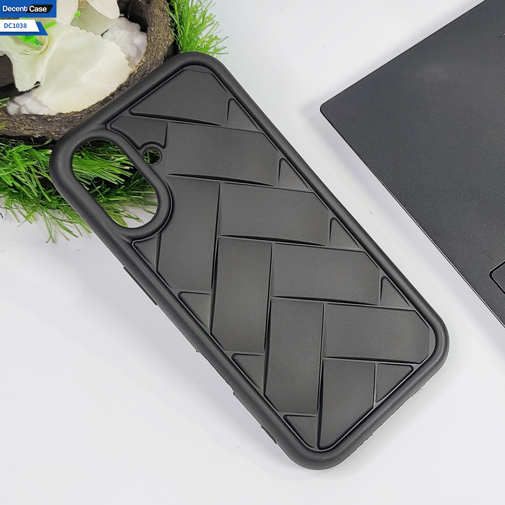 iPhone 16 Cover - Purple - New Trendy Flex Waves Pattern Silicone Back ...