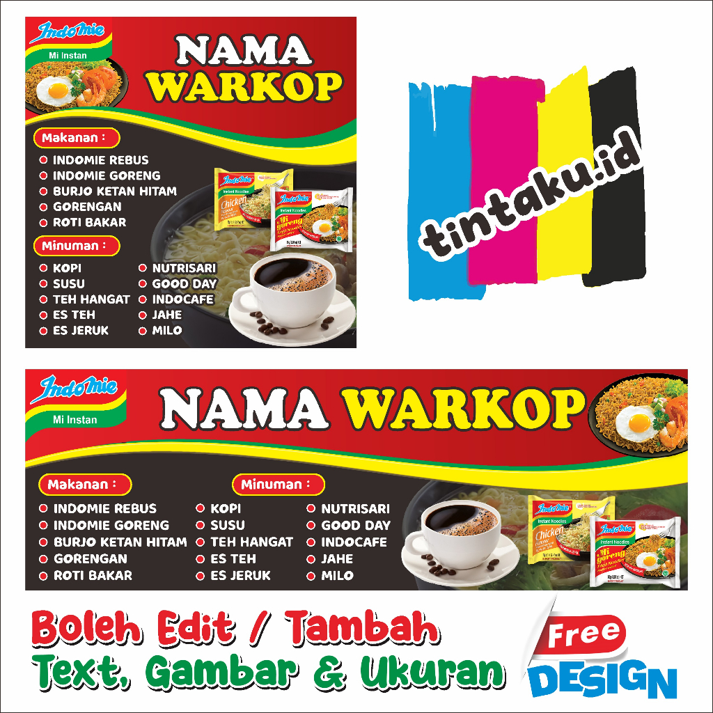 SPANDUK BANNER WARKOP | Lazada Indonesia