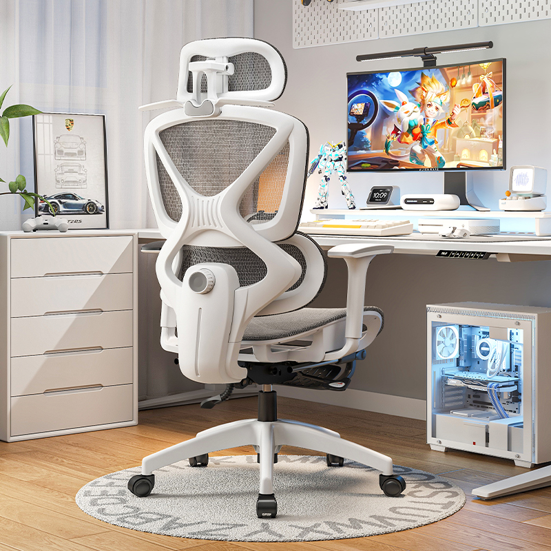 Fully Synchronized Ergonomic Office Chair 158-190cm Mesh High Back ...