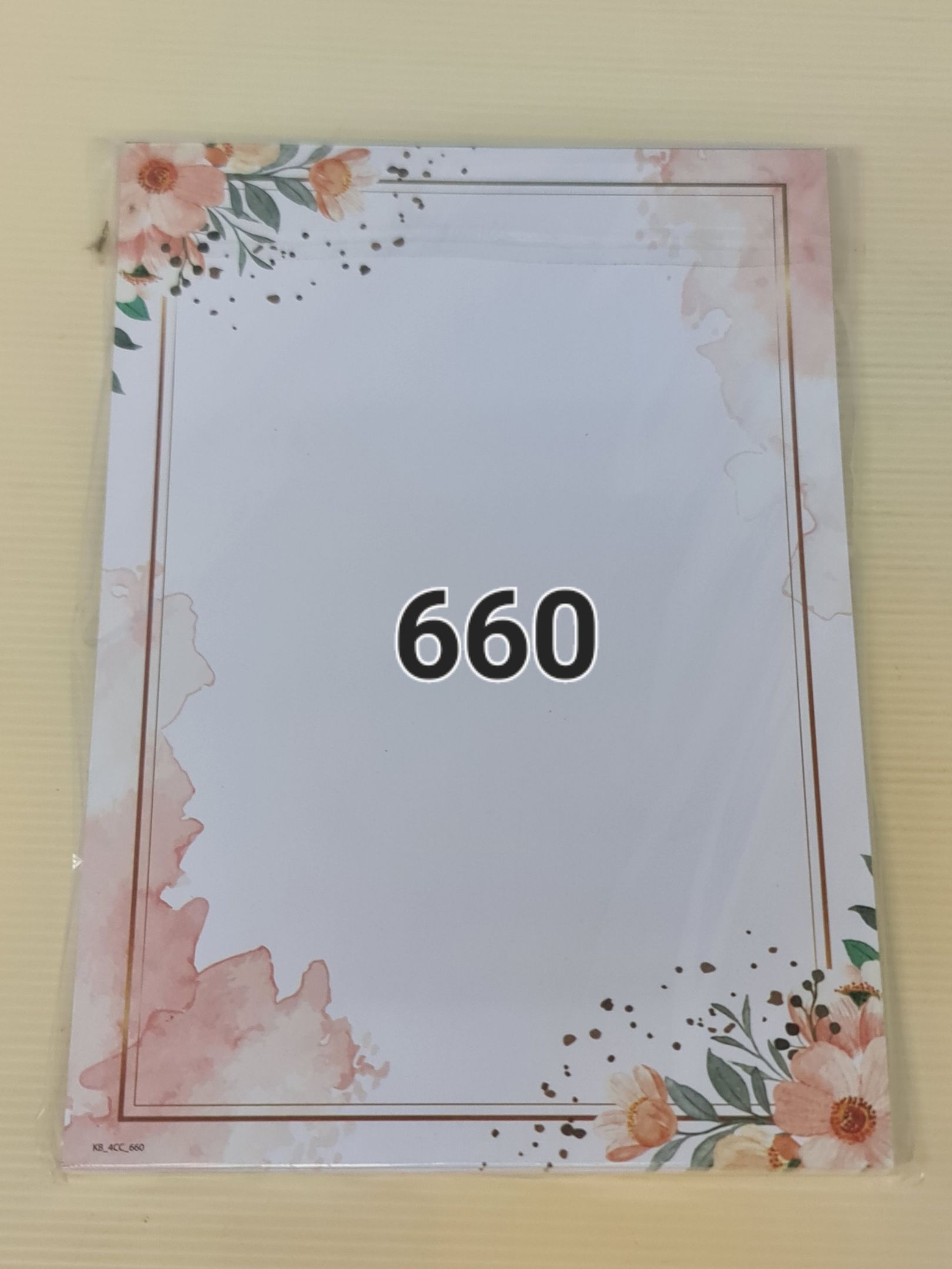 A4 Flower Floral Series / Pattern Color Fancy Card Paper / Kertas Folio ...
