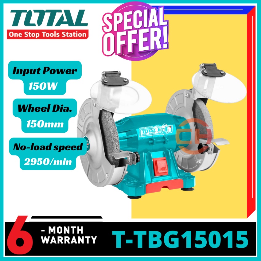 TOTAL TBG15015 150W BENCH GRINDER | Lazada
