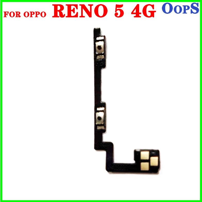 Reno 5 Power On Off Volume Button For Oppo Reno5 4G 5G Up Down Side Key ...