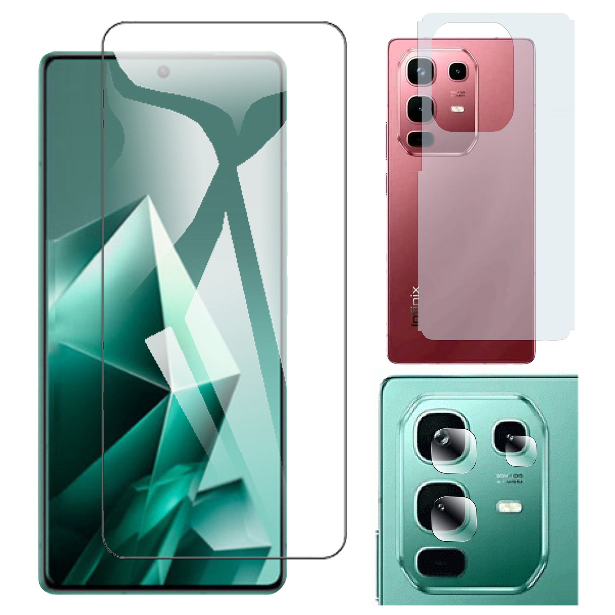 Infinix Note 50 Tempered Glass Screen Protector Premium High Quality ...