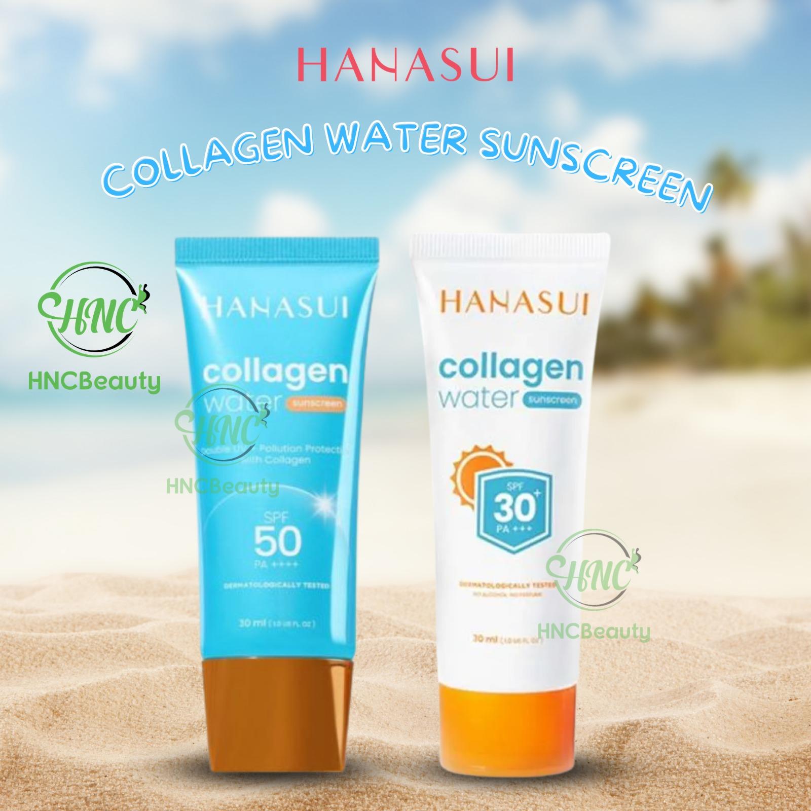 HANASUI Collagen Water Sunscreen SPF50 SPF30 PA++++ UV 30ml | Lazada ...
