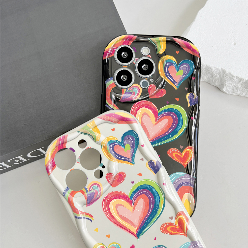 Jizetin for Redmi A1+ A2+ A1 Plus A2 Plus Back Cover Candy Love Cream ...