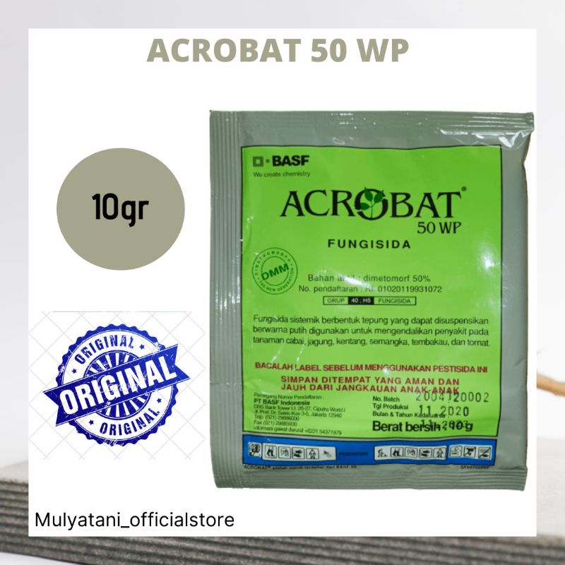 Acrobat 50 wp Obat Fungisida acrobat untuk cabe cair 10 Gram | Lazada Indonesia
