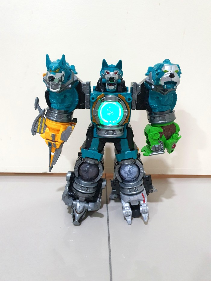 Dx Power Rangers Uchu Sentai Kyuranger Kyutama Kerberos Zord | Lazada ...