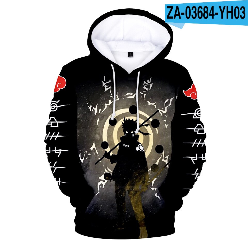 Newest Design Anime Akatsuki Hoodies Men Women Sweatshirt Kakashi ...