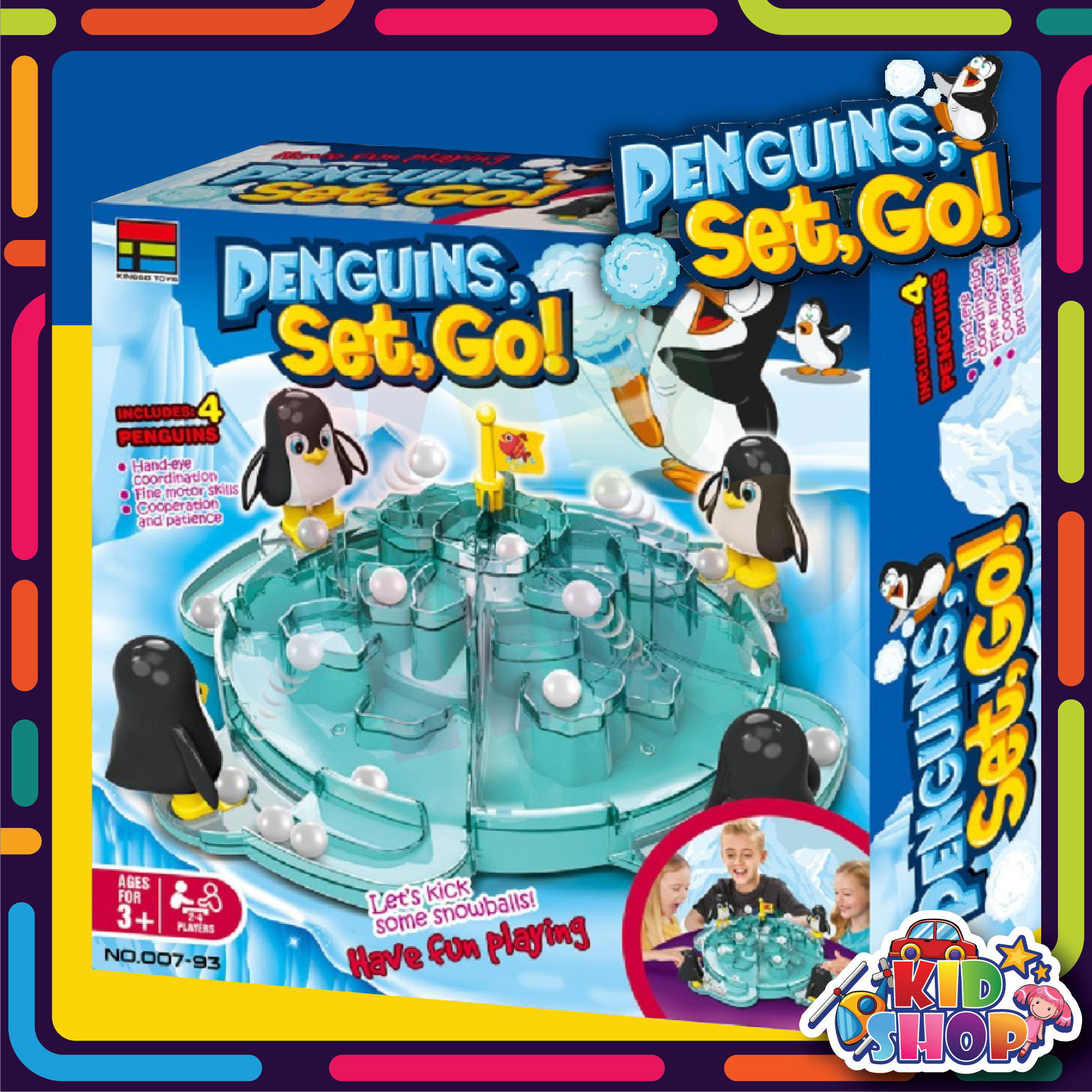 เกมเตะบอลหิมะ เพนกวิน PENGUINS SET GO ของเล่นเสริมพัฒนาการ ของเล่น ...
