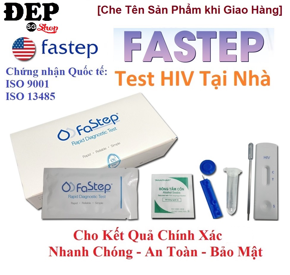 [Che Tên Sản Phẩm] Que Test HIV Tại Nhà, Bộ Test Nhanh HIV Fastep Nhanh ...