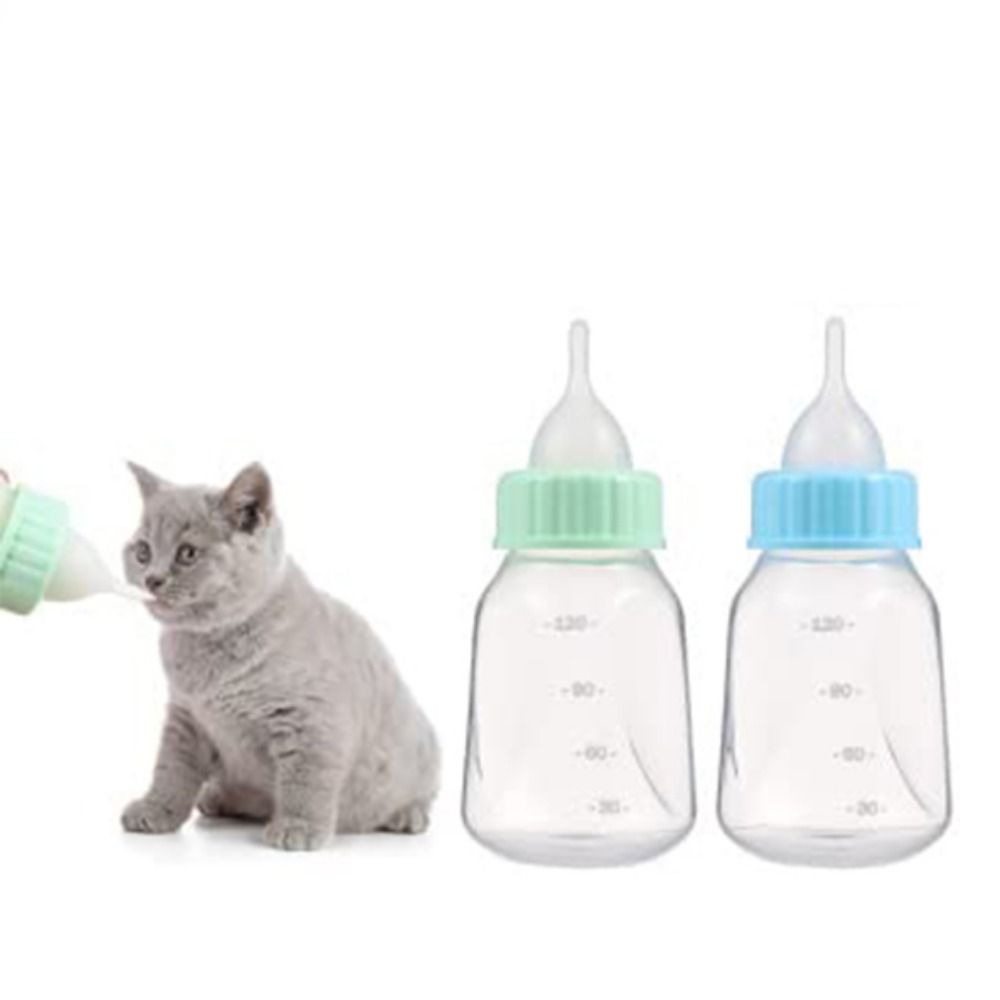 Portable 120ml Scald proof with Scale Silicone Household Cat Feeder ...
