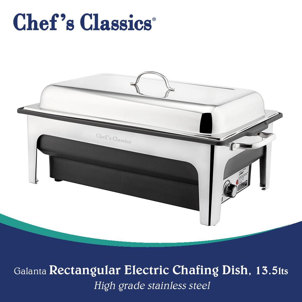 Chef's Classics Galanta Stainless Steel Rectangular Electric Buffet ...