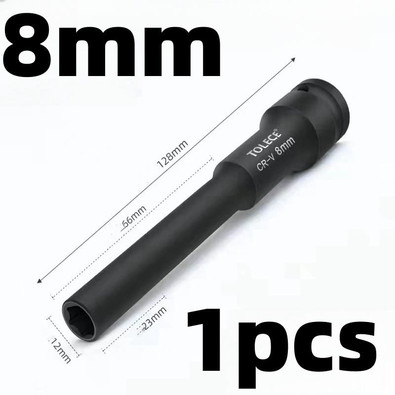 8-10mm Hex Socket Spanner Set Drive Converter Impact Wrench Hex Socket ...