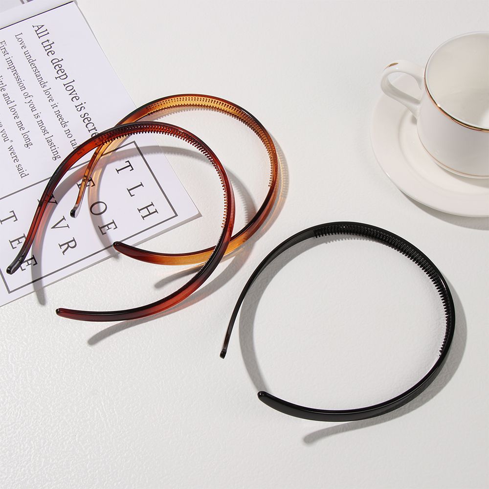 SHILU Anti-drop Scrunchy Styling Plastic Hair Tie Head Hoop Bands Women ...