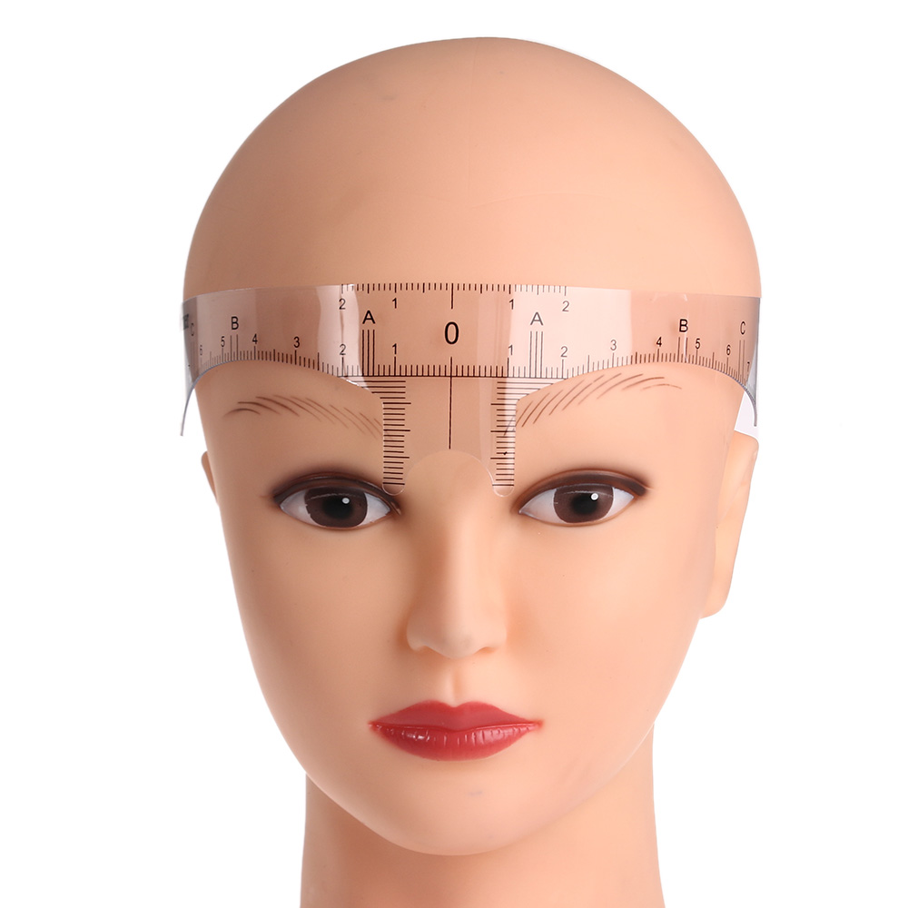 【YIYANGMAOYI111】1PC Reusable Semi Permanent Eyebrow Ruler Eye Brow ...