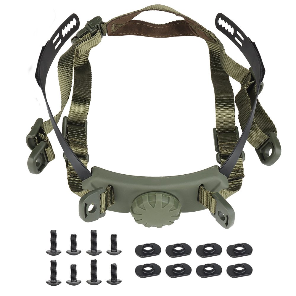 Tactical Fast Helmet Head Locking Buckle Adjustable Strap Airsoft CS ...