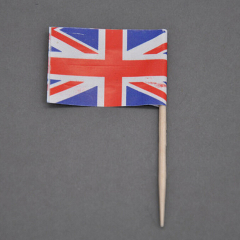 100PCS National Flag Toothpick Picks Flags Countries & World Flags for ...