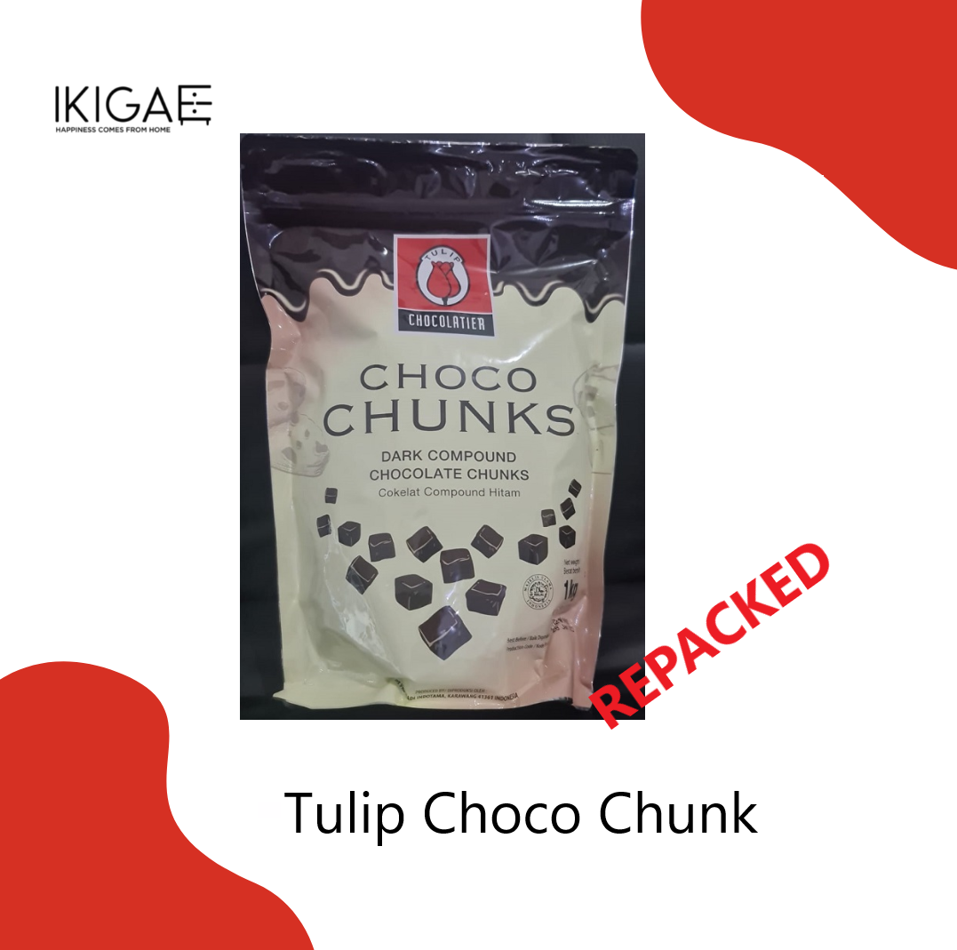 TULIP CHOCO CHUNKS DARK COMPOUND REPACKED | Lazada Indonesia