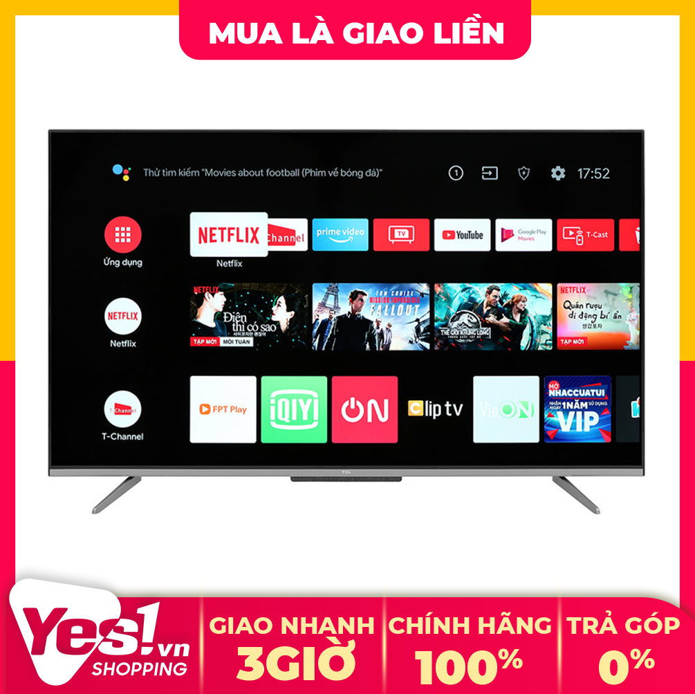 Android Tivi TCL 4K 50 inch 50P725 - MixASale