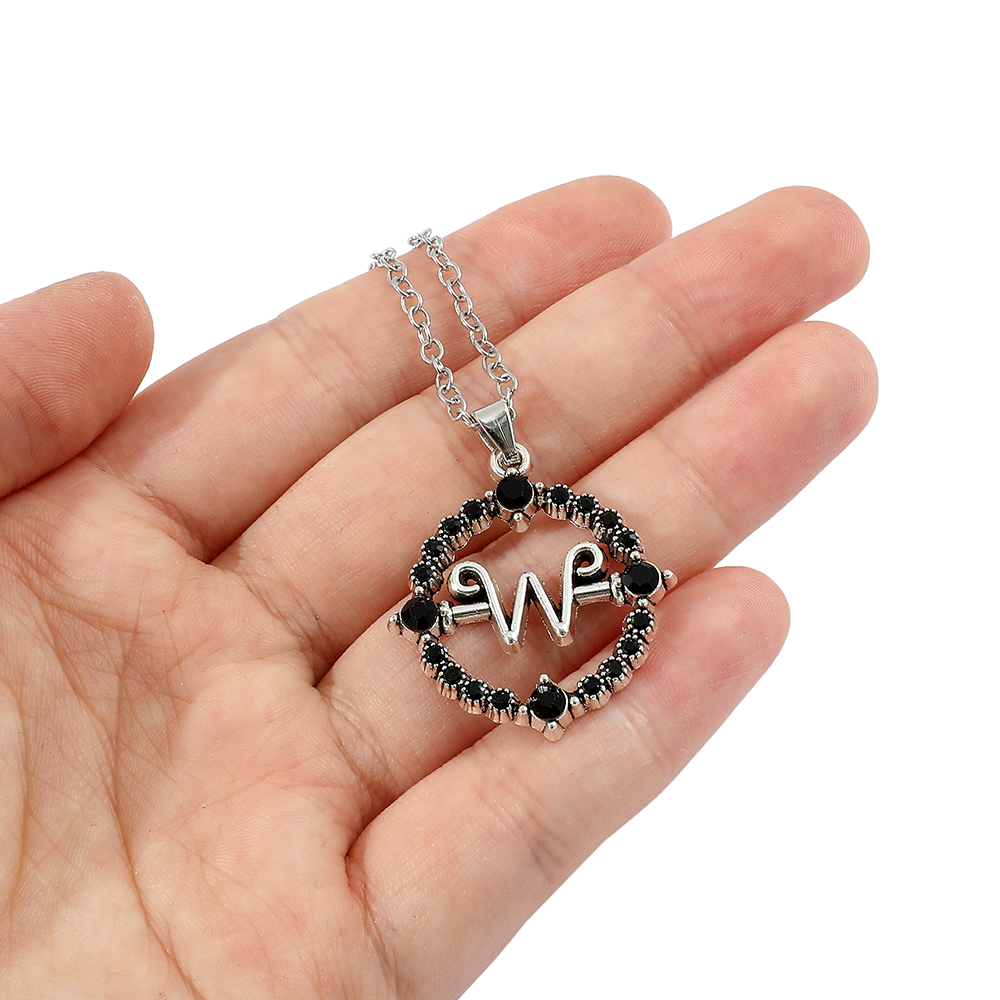 TV Show Wednesday Addams Cosplay Necklace Talisman Morticia Gothic Pendant Necklace for Women ...