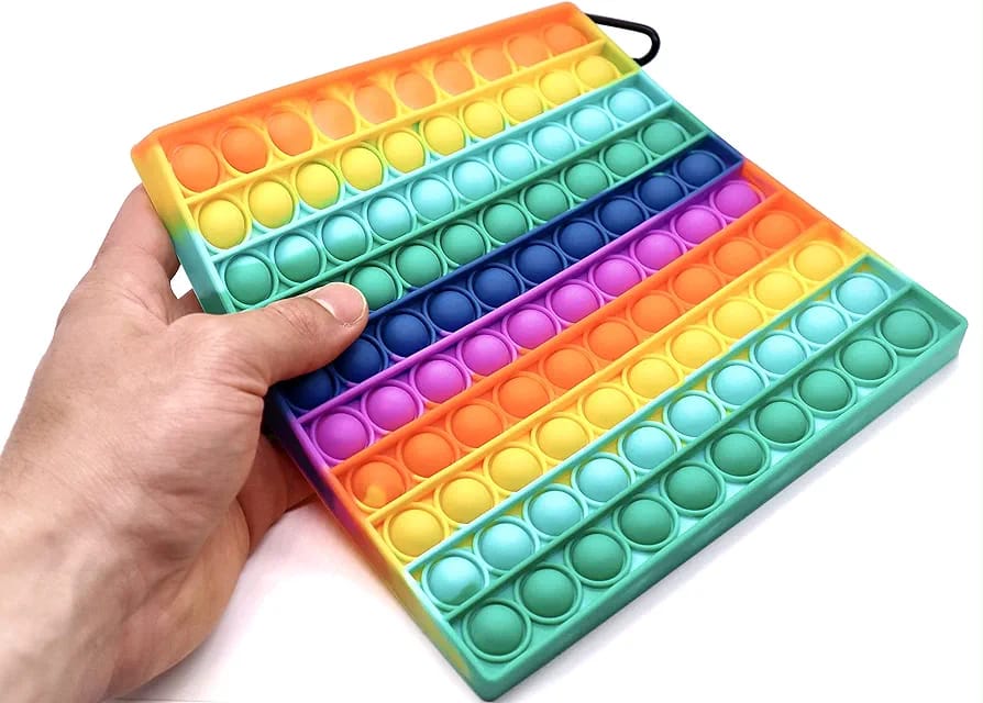 Big Size Square Shape Bubble Push Popit Set For Kids and Toddlers ...