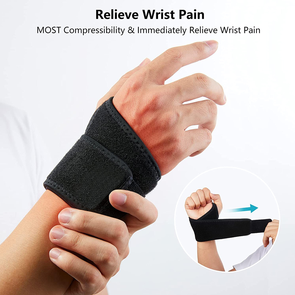 Jiufeng Fashion Sports Adjustable Wrist Compression Wrap Elastic Wrist ...