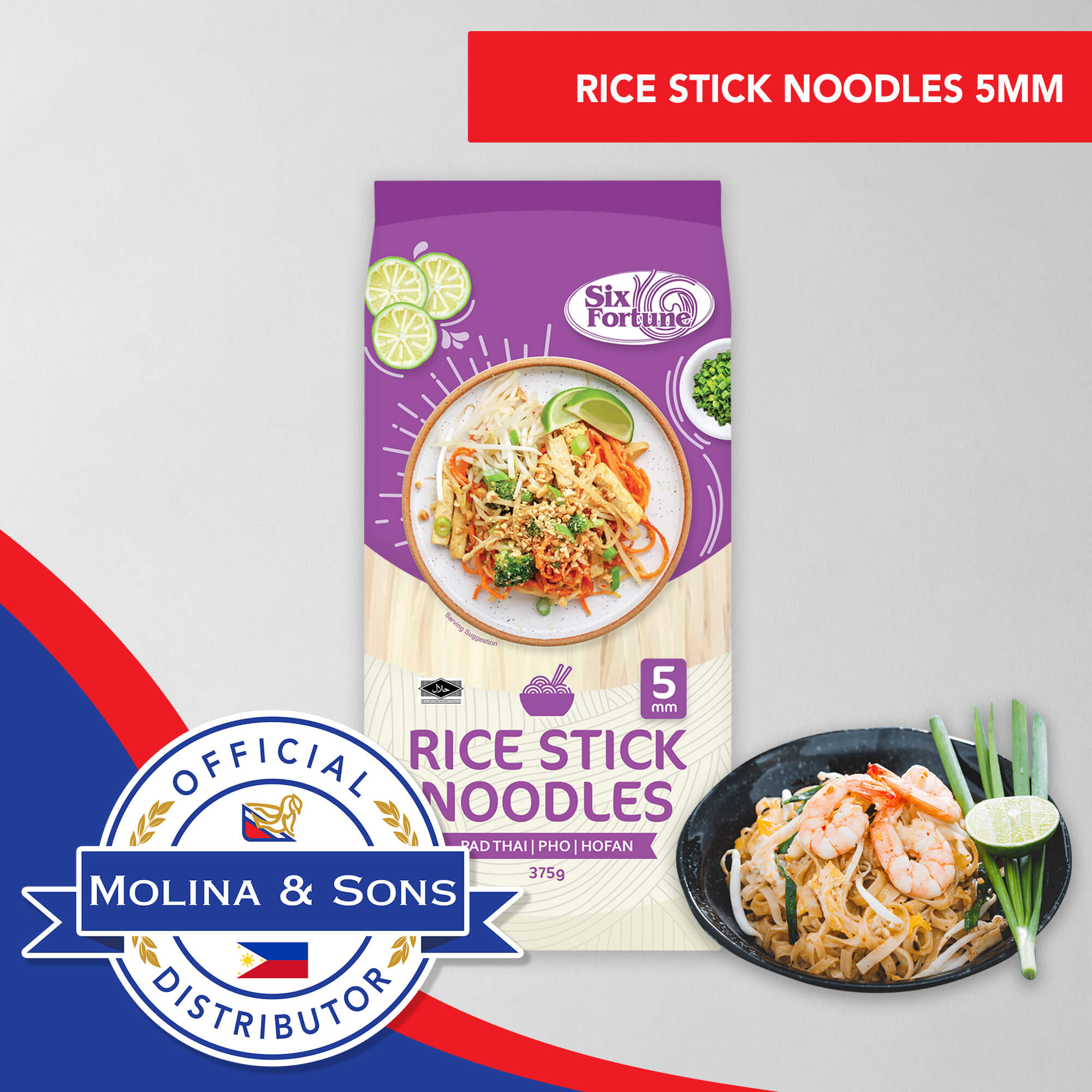 SF Rice Stick Noodles Hofan (5 mm) 375g | Lazada PH