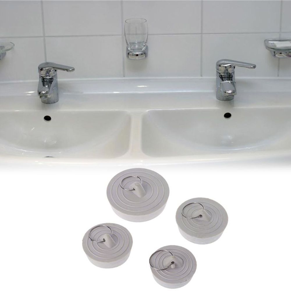 Rubber Odor Resistant Kitchen Basin Laundry Bathroom Water Stopper ...