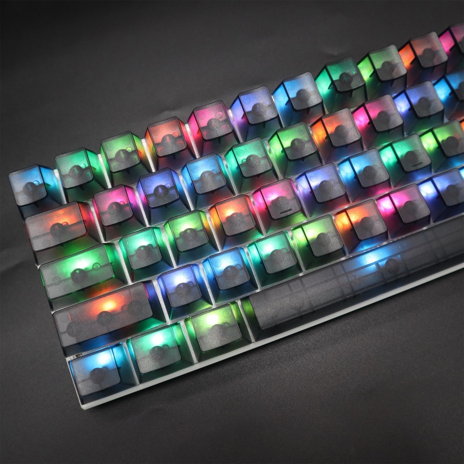 Fog White Keycaps For Mechanical Keyboard PBT Keycap 104 Keys OEM ...