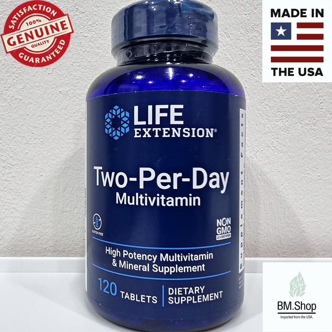[120เม็ด] Life Extension, Two-Per-Day Multivitamin, 120 Tablets - BM ...