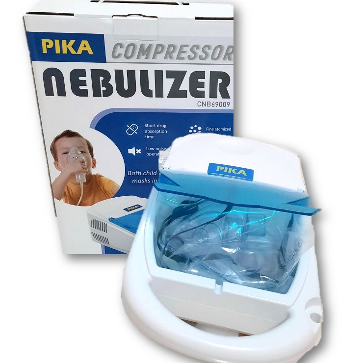 【KKM LULUS】PIKA Mesin Nebulizer Medical Asma Compressor Piston Asthma ...