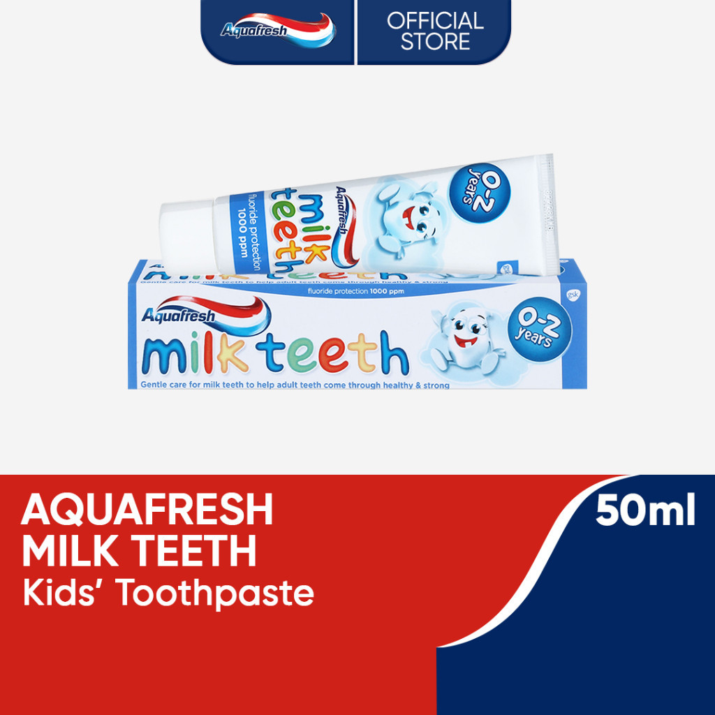 Aquafresh Milk Teeth Kids' Toothpaste 0-2 Years Old 50ml | Lazada PH