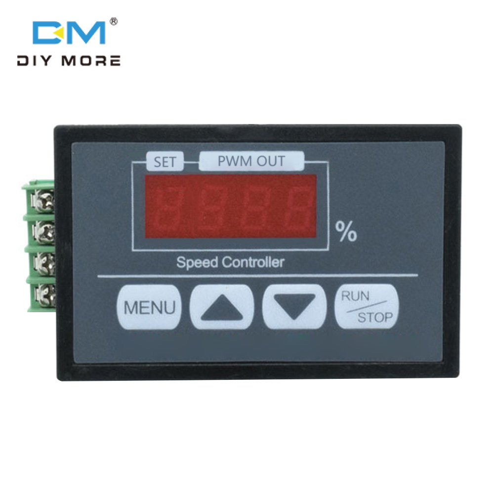 diymore DC6-60V DC PWM Motor Speed Regulator Power Controller with LED Digital Display Slow ...