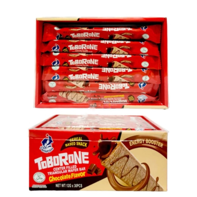 [KPL] Twinfish Toborone Center Filled Triangular Wafer Bar 12gm x ...