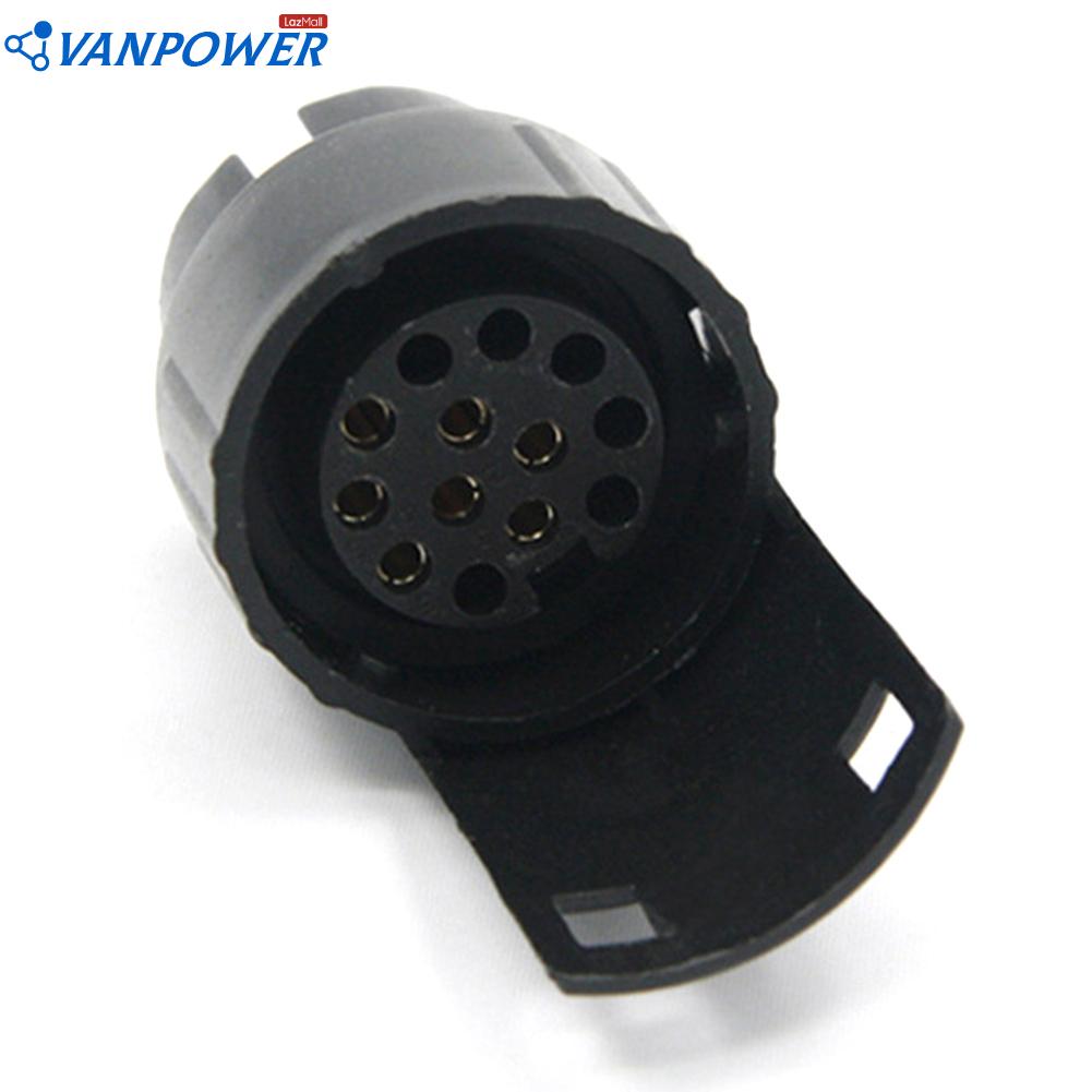 7 Pin To 13 Pin Trailer Adapter Copper Core Adapter Converter 12/24V ...