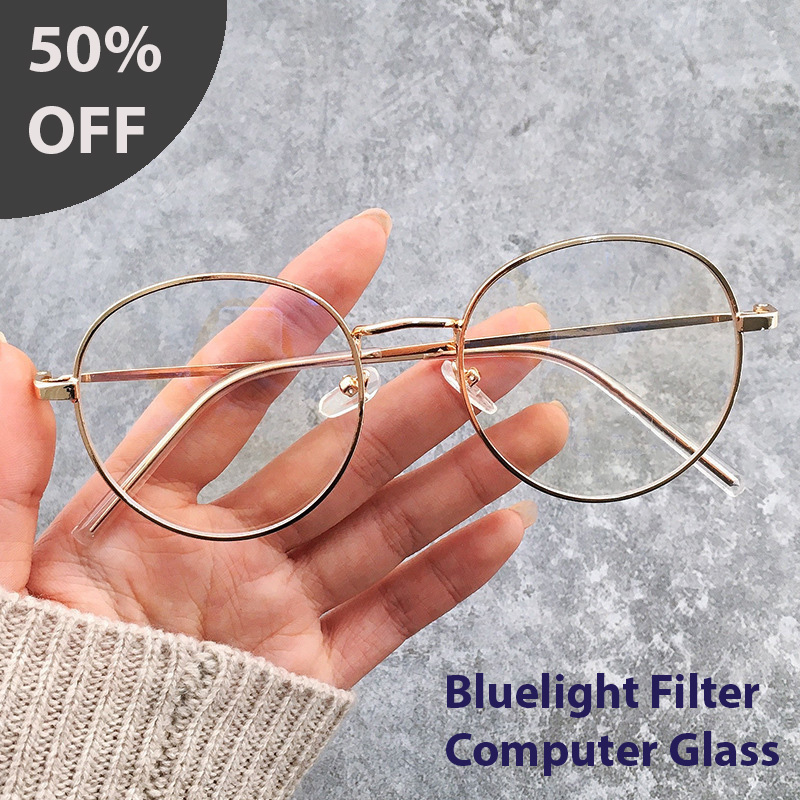 Blue Light Protection Glasses for Men and Women – Round Lens Eyewear ...