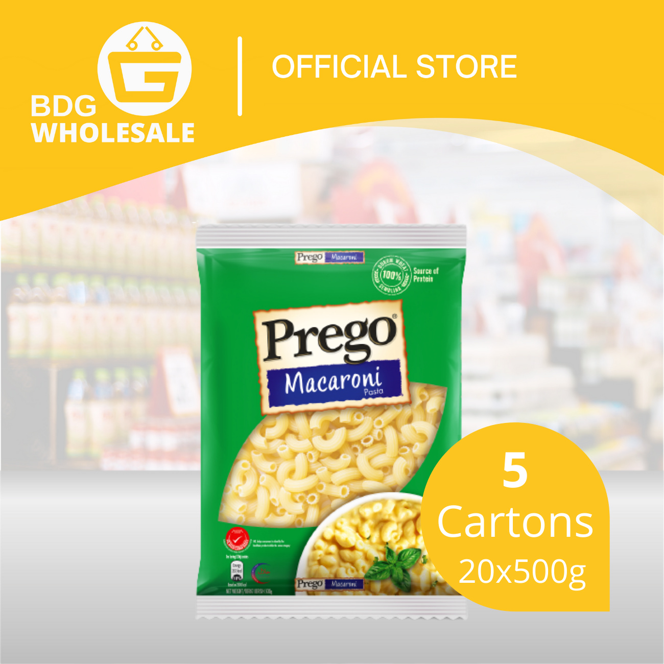 Prego Macaroni 20 x 500g | Lazada