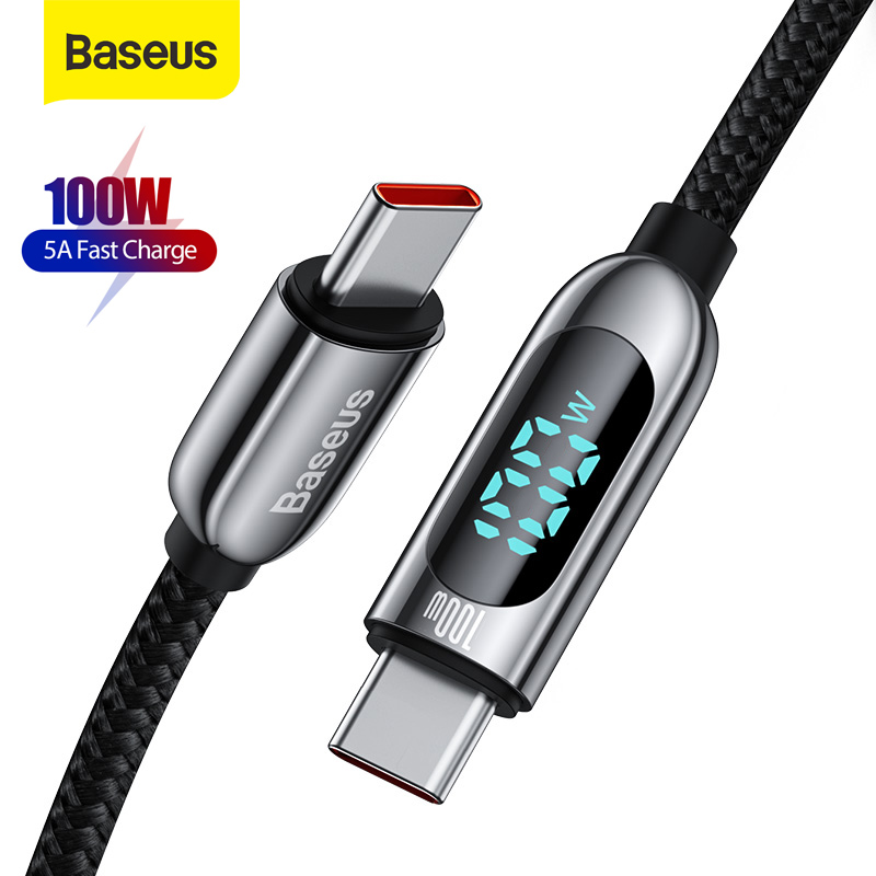 NEW 【Too much love!】Baseus Pd 100w Usb C Fast Charging Cable Data Cable ...