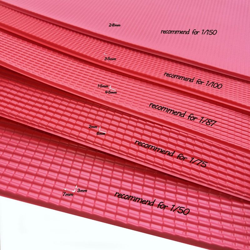 【Top Picks】2pcs Model Building Kits Materials PVC Sheet Plastic Model ...