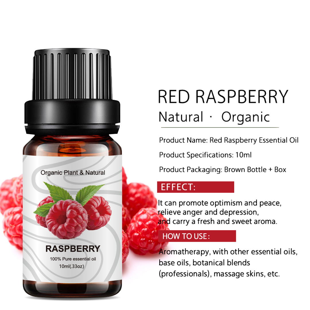 10ml Fruit Aroma Fragrance Oil Organic Raspberry Essential Oils for ...