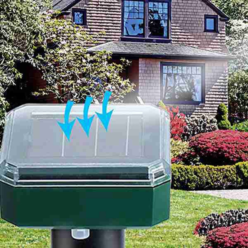 8 Pcs Outdoor Solar Ultrasonic Vibration Repeller Snake Repeller Mole ...