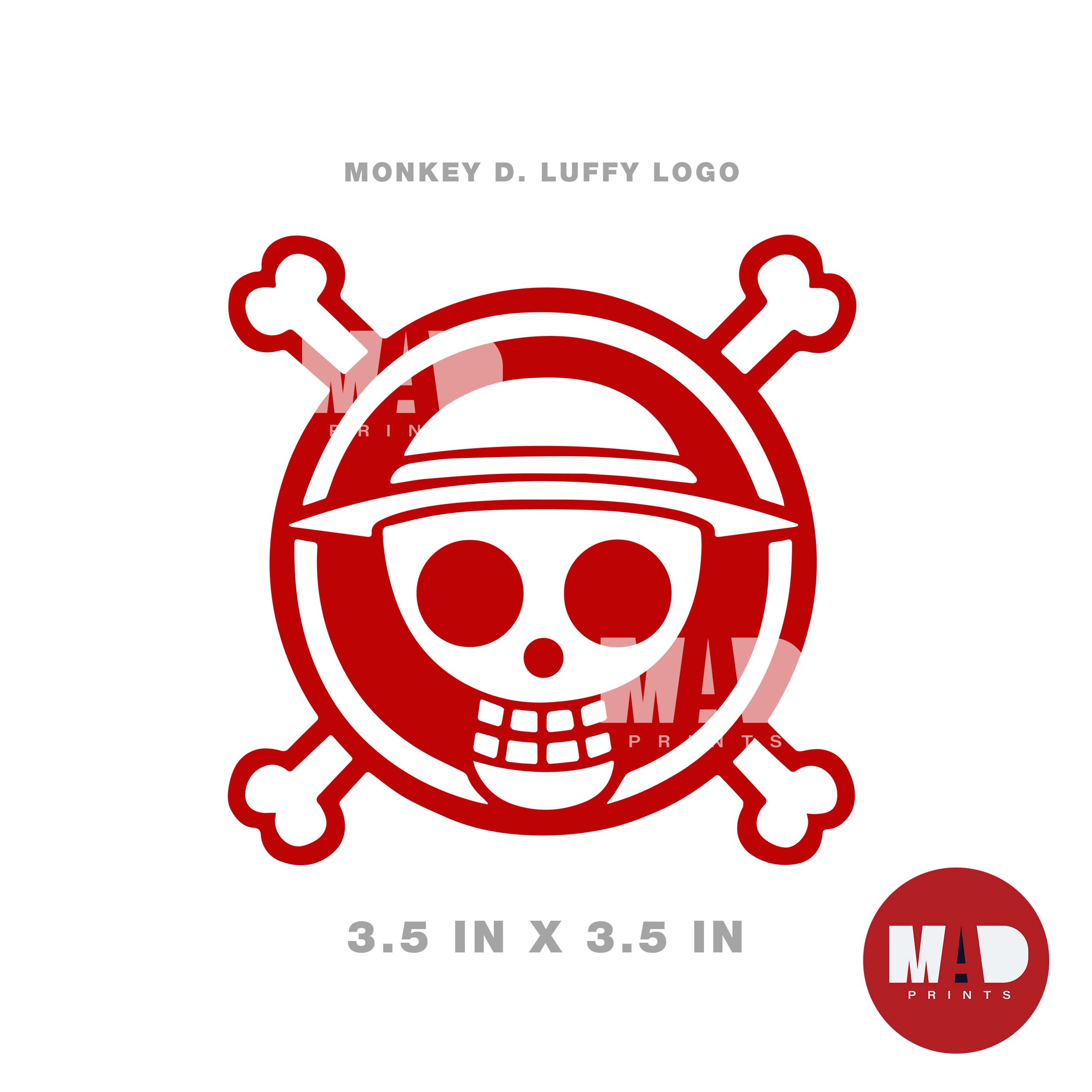 ANIME - One Piece Car Vinyl Sticker Decal - Monkey D. Luffy | Lazada PH