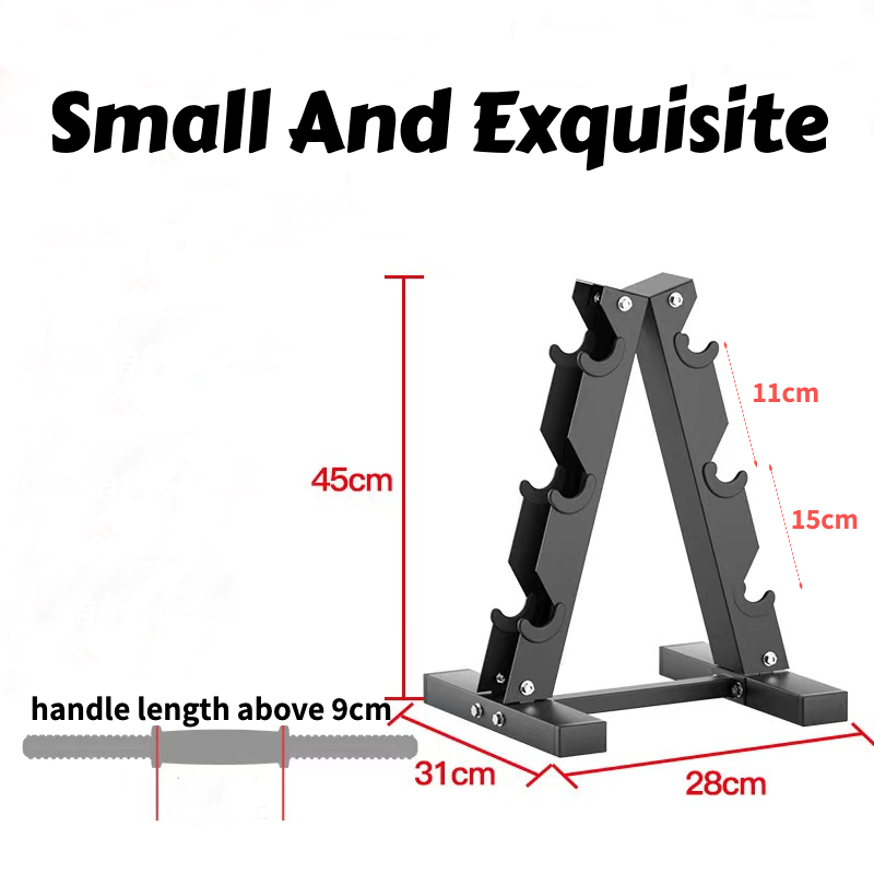 🇸🇬 Ready Stock "A" Frame Dumbbell Rack Vertical Dumbbell Storage 3 sets ...