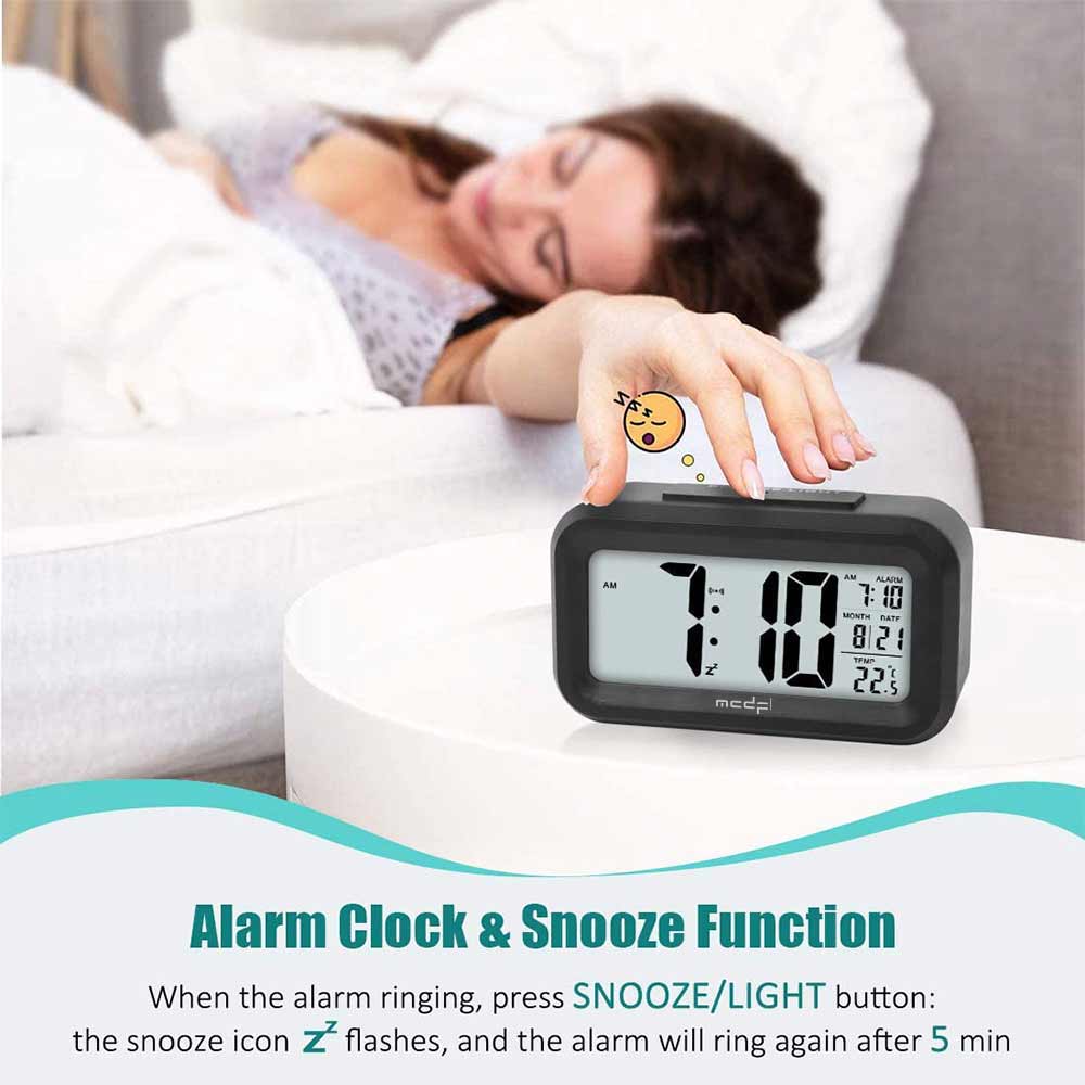 MCDFL Digital Smart Alarm Clock Table Electronic Watches Desk ...