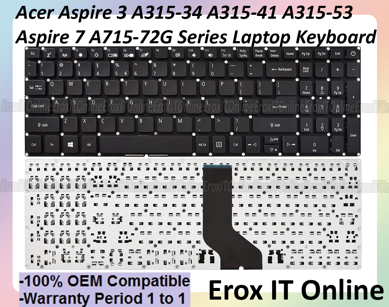 Acer Aspire 3 A315-34 A315-41 A315-53 A315-21 A315-31 A315-51 Aspire 7 ...