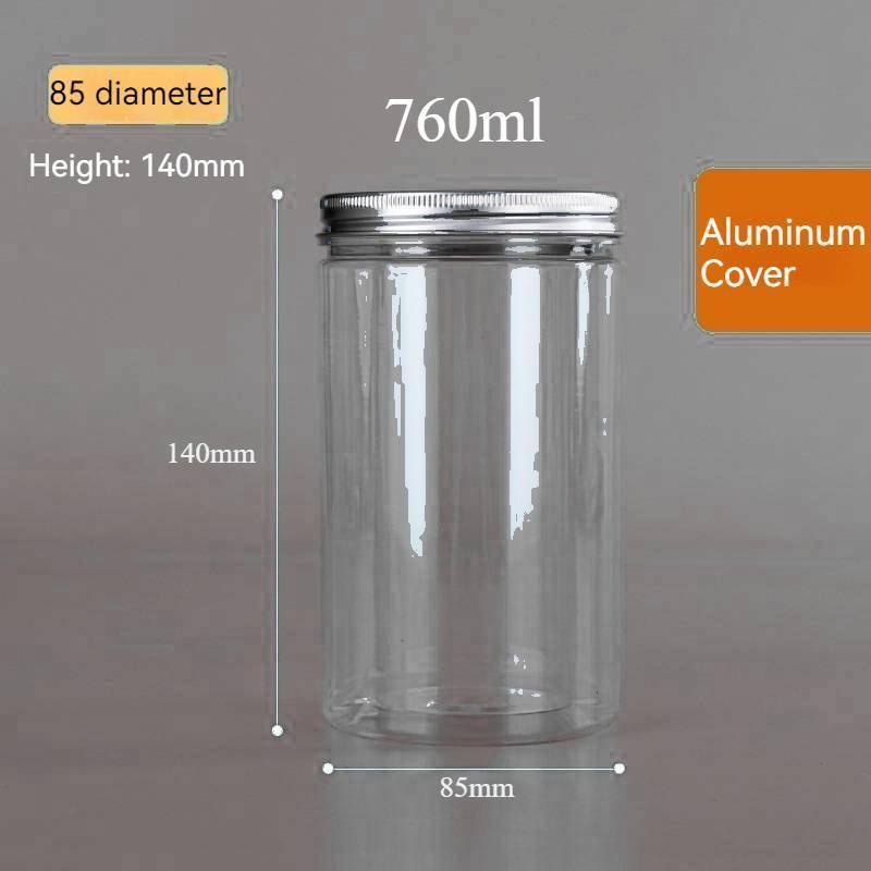 Balang Plastik Raya Transparent Plastic Jar Food Container With Free ...