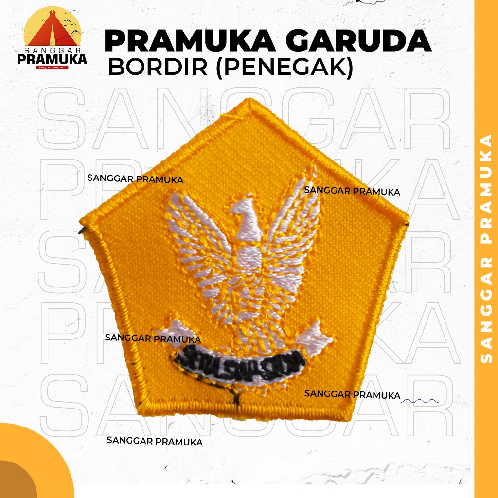 Pramuka Garuda Bordir Pramuka Garuda Badge Pramuka Garuda Badge Garuda ...