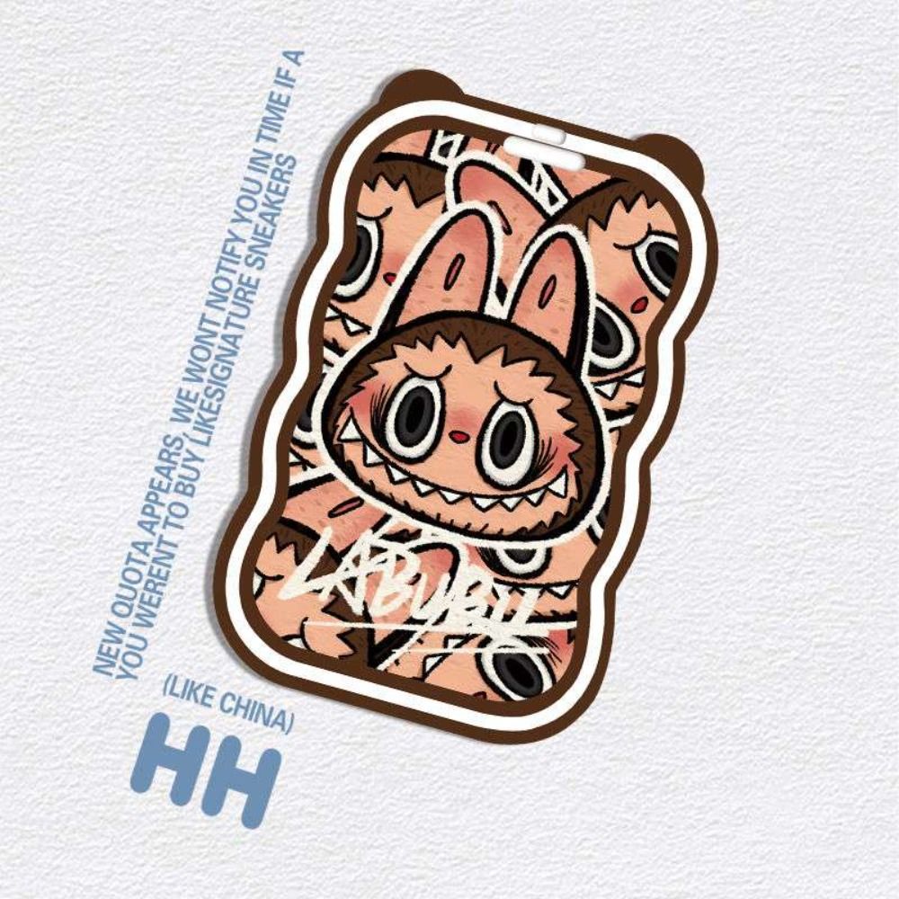 [COD] popmart ลาบูบู้ labubu คอห้อยคอ ที่ใส่บัตร maribu Tome คาวาอิ ...